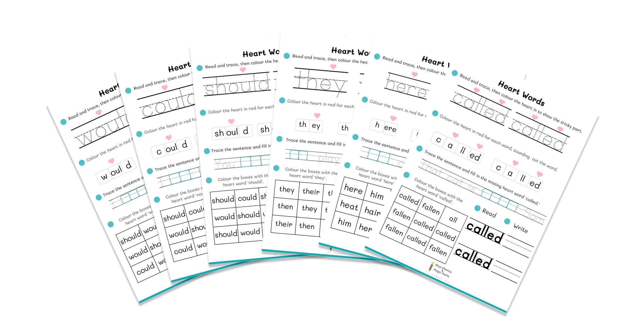 💕 Heart Word Activities 💕 COMPLETE COLLECTION - Digital Download Only ...