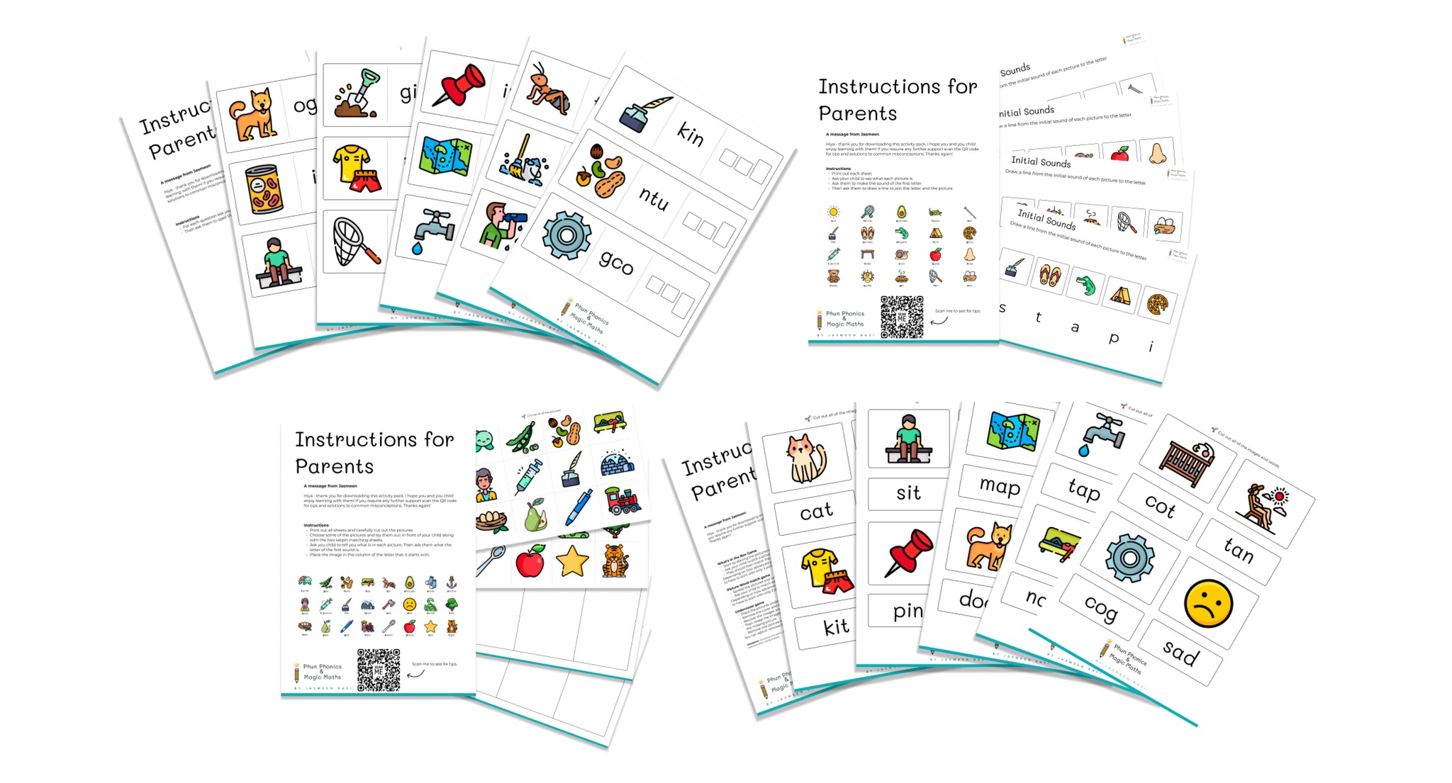 4 Activity Pack Combo - Digital Download Only – PhunPhonics