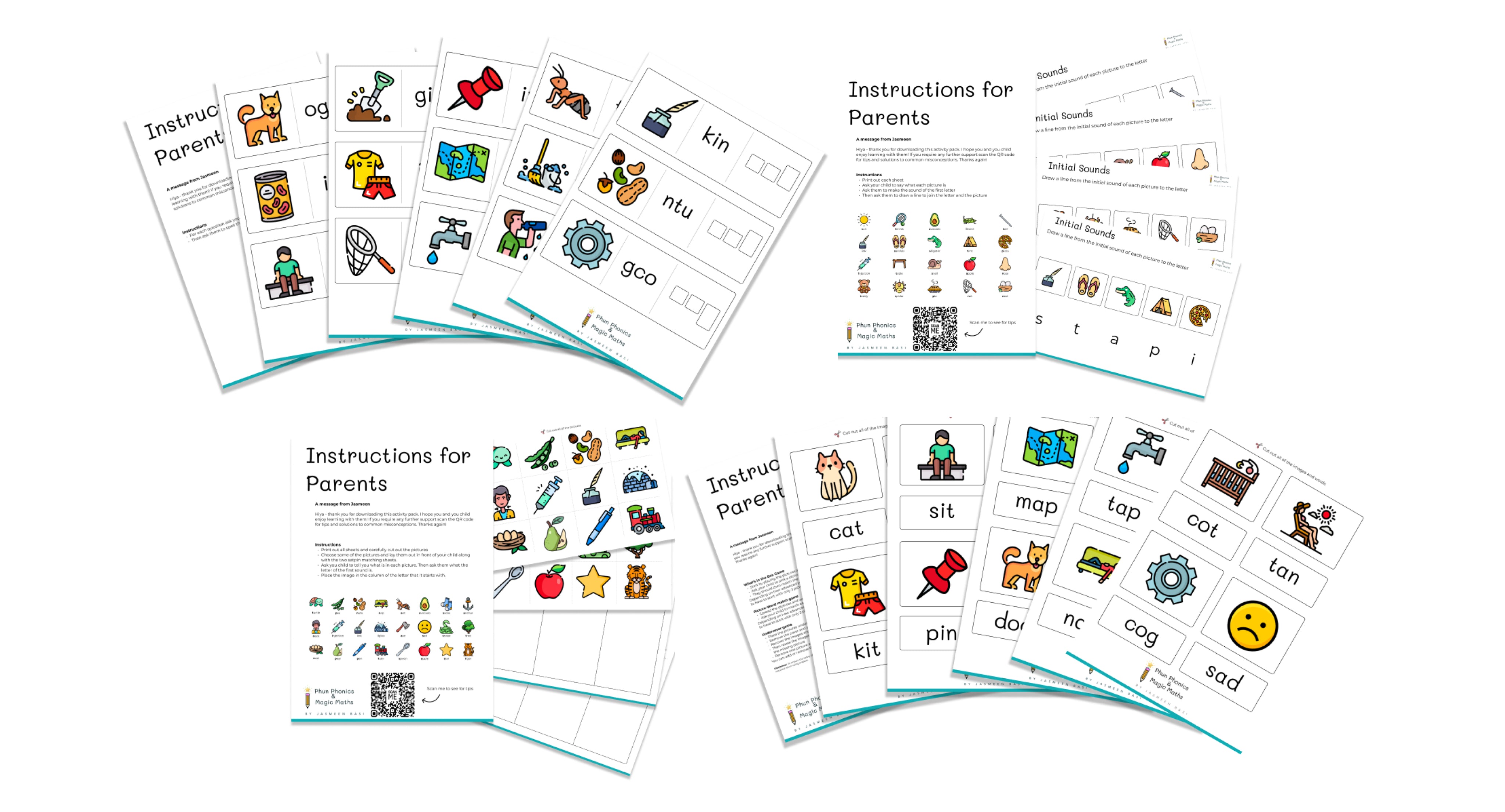 4 Activity Pack Combo - Digital Download Only – PhunPhonics